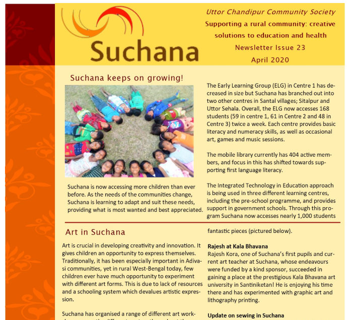 Suchana Newsletter 2020 – Suchana